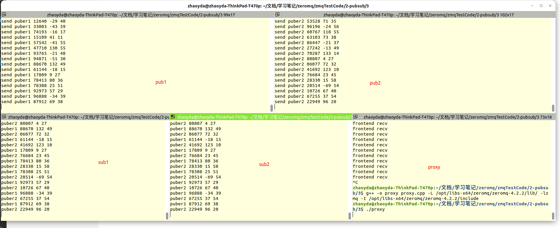 3 ZMQ发布订阅模式 | 奔跑的IC